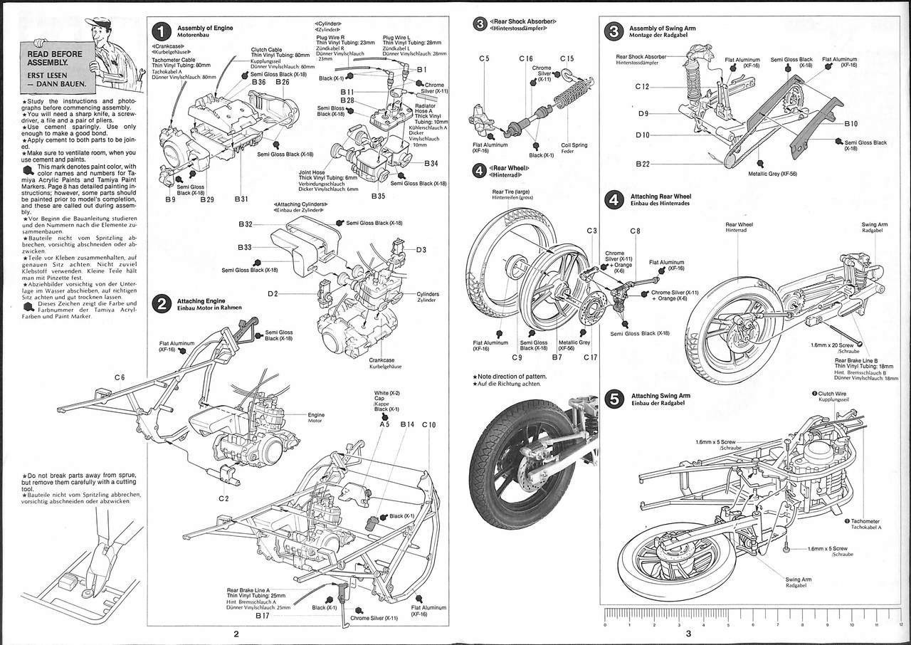 Купить сборную модель Tamiya 14029 Suzuki RG250 Gamma w/Full Options в ...