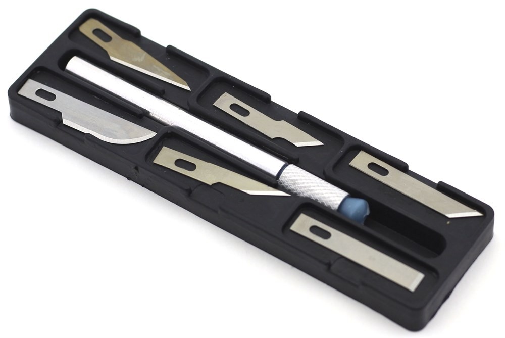 Купить Набор ножей с цанговым зажимом, 7 предметов Jas