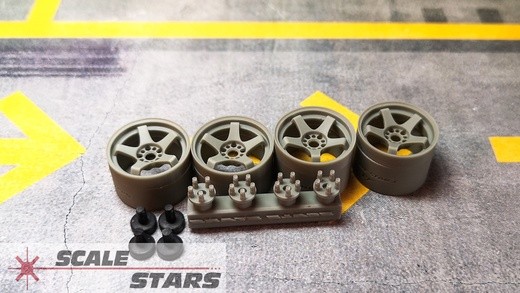 Купить аксессуары для моделей Scale Stars Диски Uras NS01 17 дюймов ...