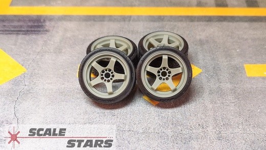 Купить аксессуары для моделей Scale Stars Диски Uras NS01 17 дюймов ...