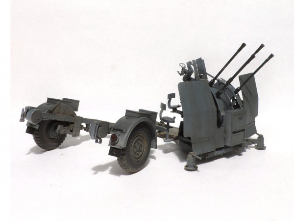 Купить сборную модель Tamiya 35091 Немецкая 4-х ствольная зенитка ...