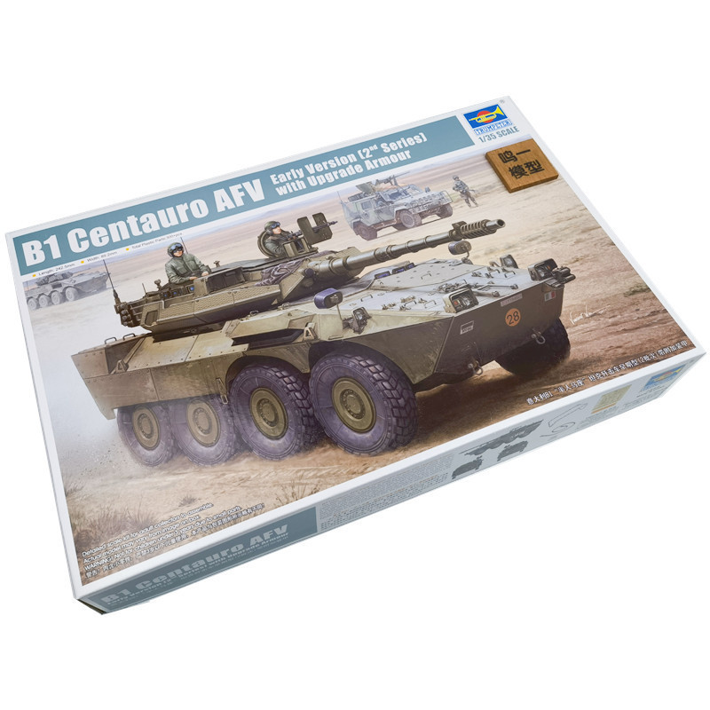 Купить сборную модель Trumpeter 01564 Итальянский колесный танк B1 ...